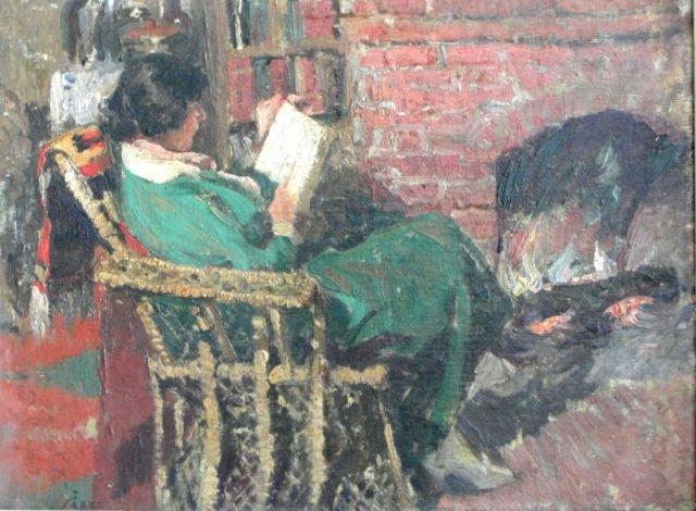 Charles Nicolas Sarka | At Home in the Adirondacks (1917) | MutualArt