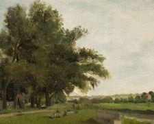 Eugène Antoine Samuel Lavieille | Paysage aux grands arbres | MutualArt