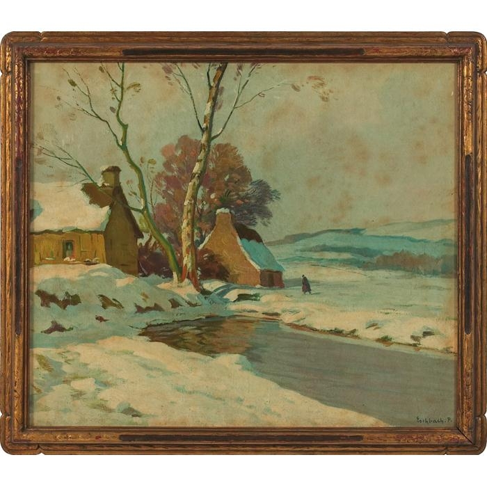 Paul André Jean Eschbach | Winter Scene (Circa 1940) | MutualArt
