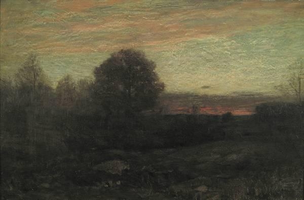 Dwight William Tryon | Landscape at Dusk | MutualArt