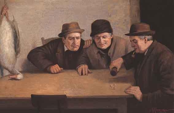 Joseph Malachy Kavanagh | THE DICE THROWERS | MutualArt