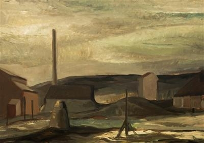 Vladimir Fuka | A Suburban Landscape (1946) | MutualArt