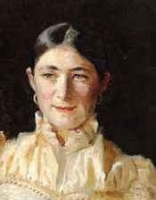 Michael Peter Ancher | Portrait of Minne Holst | MutualArt