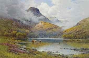 Alfred de Breanski, Sr. | The Na-garr Valley, Scotland | MutualArt