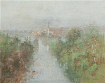 Jane Sutherland | MISTY MORNING YARRA | MutualArt