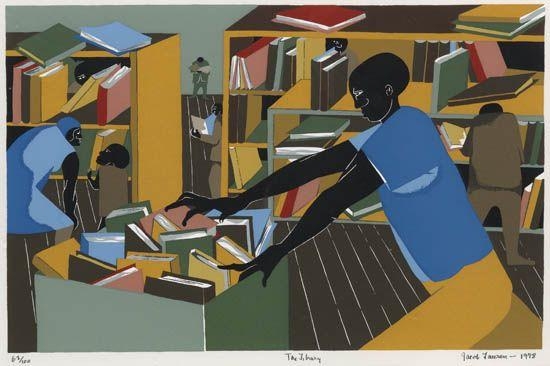 Jacob Lawrence | 8 WORKS: New Dawn: Hiroshima (1983) | MutualArt