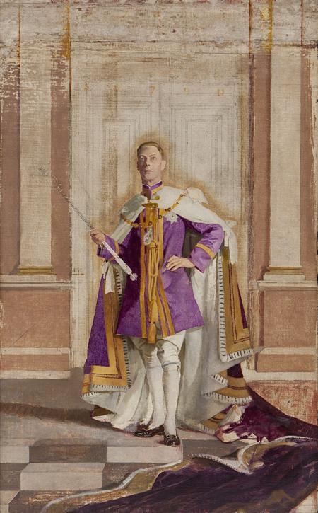 Gerald Festus Kelly | Study For The Coronation Portrait Study Of King ...