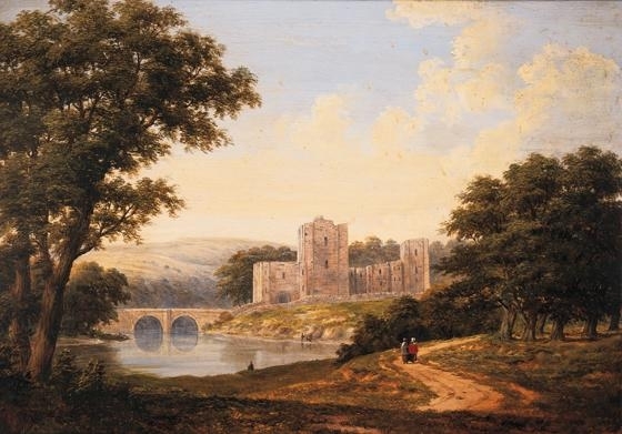Irish School, 18th Century | Dundaniel Castle on River Bandon (18th ...