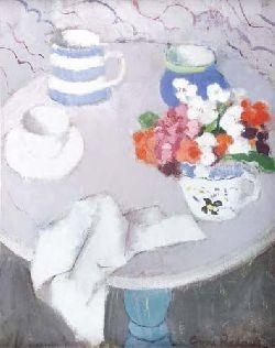 Anne Redpath | STILL LIFE WITH ROUND TABLE | MutualArt