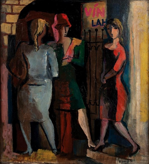 Pravoslav Kotik | Prostitutes (1925) | MutualArt