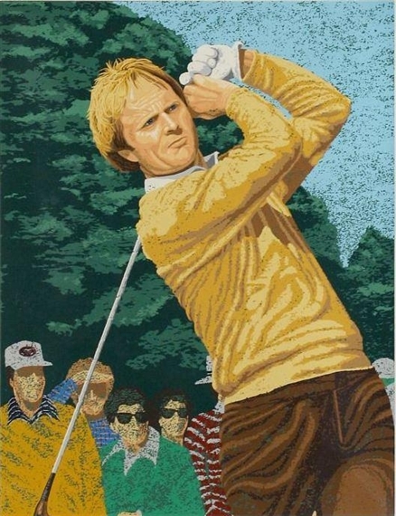 Rick Rush | Golden Bear (Jack Nicklaus at the Masters) (1981) | MutualArt