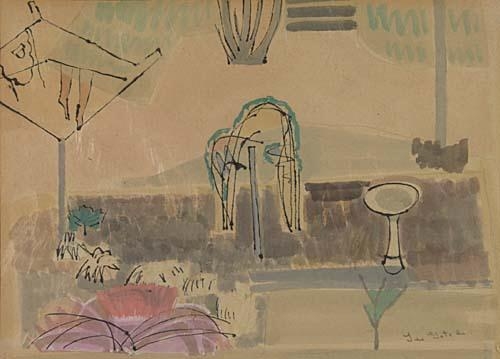 Lee Gatch | Garden Scene | MutualArt