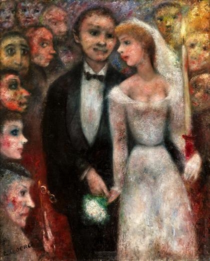 Edouard Joseph Goerg | LA MESSE DE MARIAGE | MutualArt