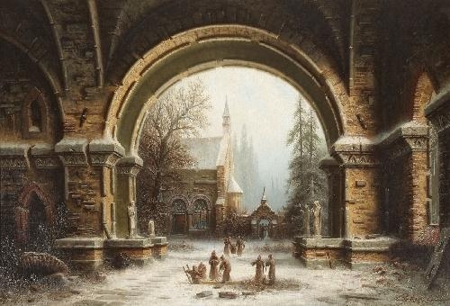Albert Bredow | Romantic Winter Landscape | MutualArt