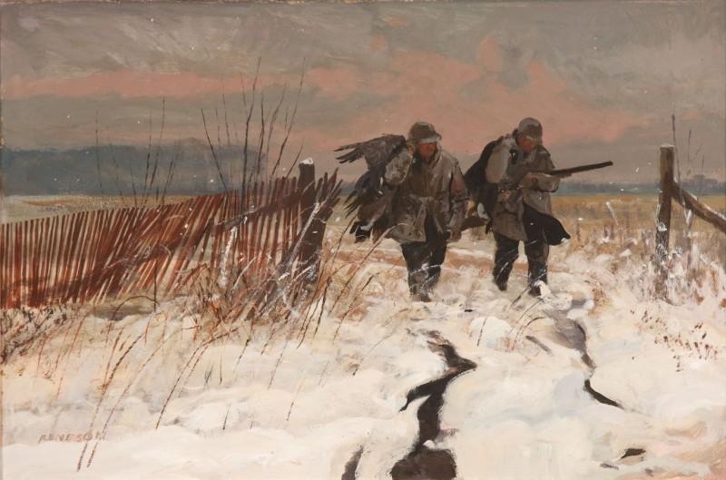 Chet Reneson | Goose Hunting | MutualArt