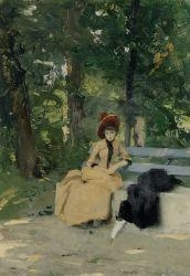 Edouard John Ravel | Femme assise à la Gabiule | MutualArt