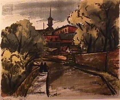 Leonard Pytlak | Street in Quebec | MutualArt