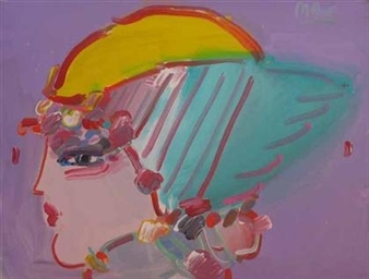 Peter Max | Zero Lady II (1985) | MutualArt