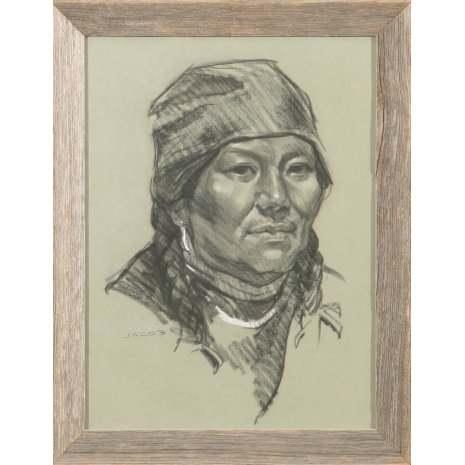 Ned Jacob | Indian Portrait | MutualArt