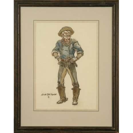 Joe de Yong | Old Cowboy | MutualArt