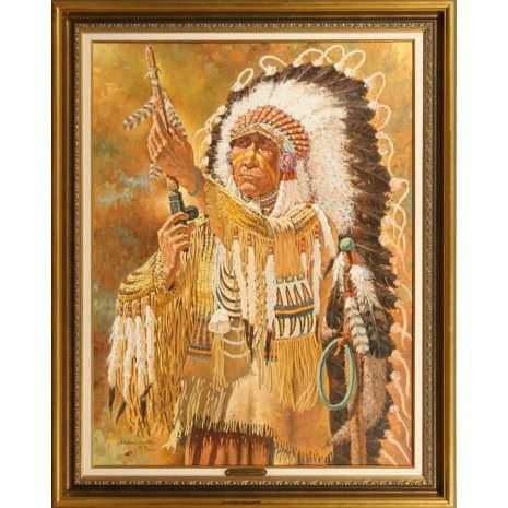 Michael Gentry | Warrior's Prayer (1990) | MutualArt