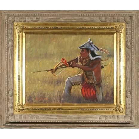 John Gawne | Indian with Bow | MutualArt