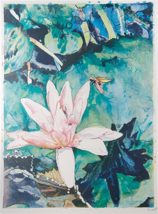 Joseph Raffael | Evening Lily (1981) | MutualArt