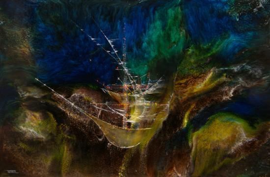 Leonardo Nierman | Ghost Ship | MutualArt