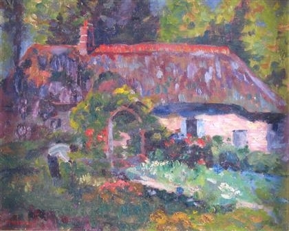 Mary Cable Butler | GARDEN SCENE | MutualArt