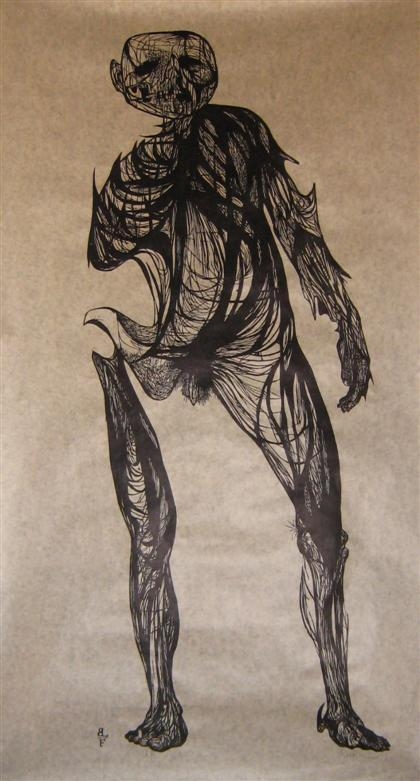 Leonard Baskin | Hydrogen man | MutualArt