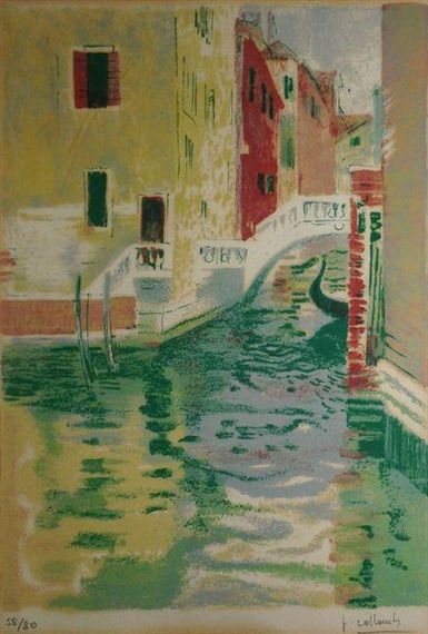 Paul Collomb | Canal à Venise | MutualArt