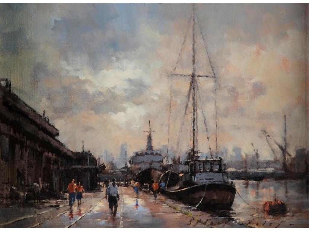 Sydney Foley | Evening in Dockland | MutualArt