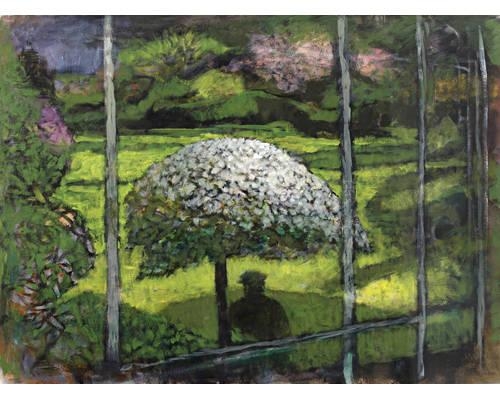 John Elwyn | Landscape with haystacks (1938) | MutualArt
