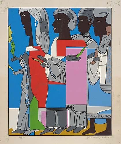 Romare Bearden | Summer Landscape | MutualArt