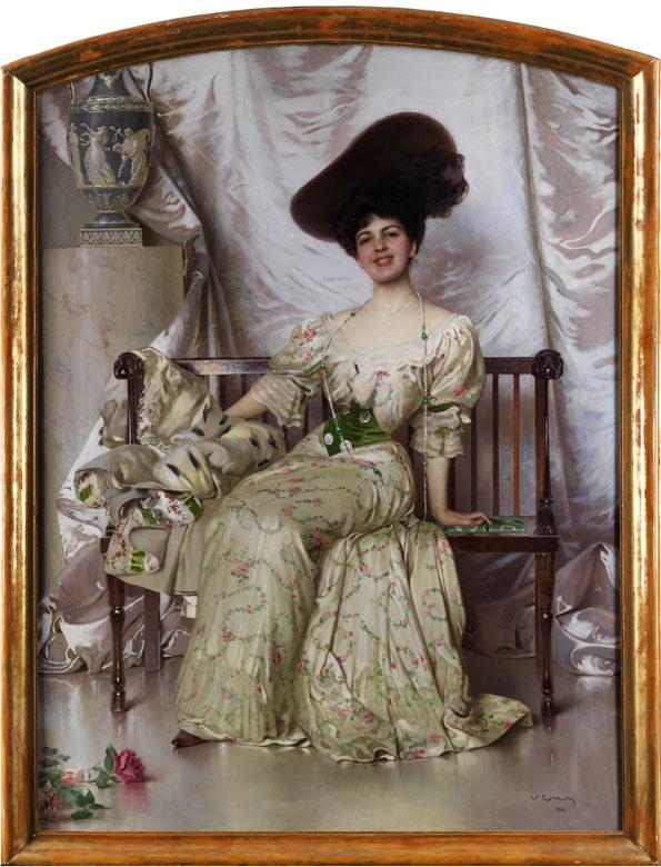 Vittorio Matteo Corcos | Portrait of Diane de la Bouchère (1903 ...