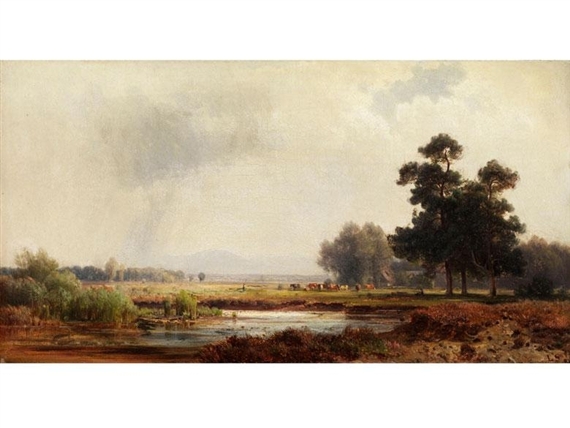 Ludwig Skell | Voralpenlandschaft | MutualArt