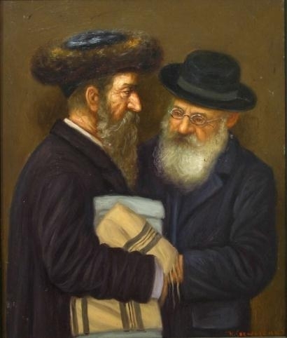 Konstanty Szewczenko | Conversation of Two Rabbis | MutualArt