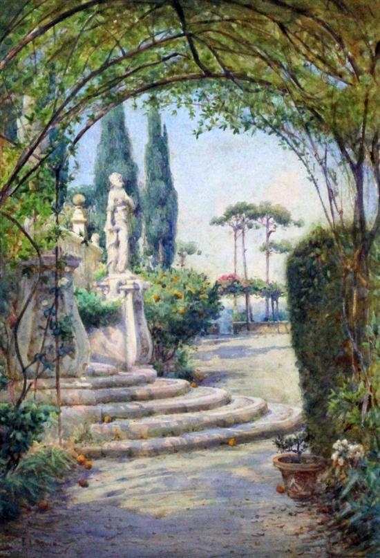 Ernest Arthur Rowe | Villa Cercola, Capri | MutualArt