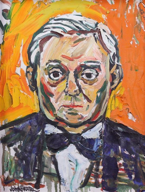 John Randall Bratby | Portrait of Lord Boothby | MutualArt