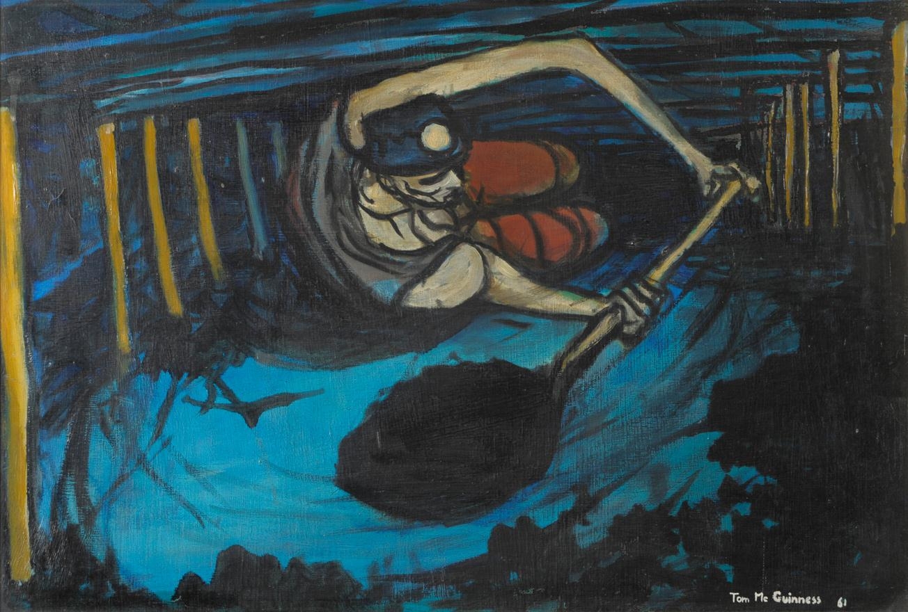 Tom McGuinness | A mining village (1961) | MutualArt
