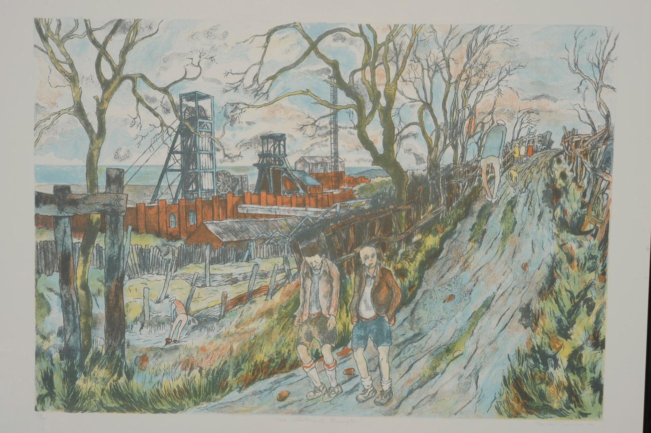 Tom McGuinness | A mining village (1961) | MutualArt