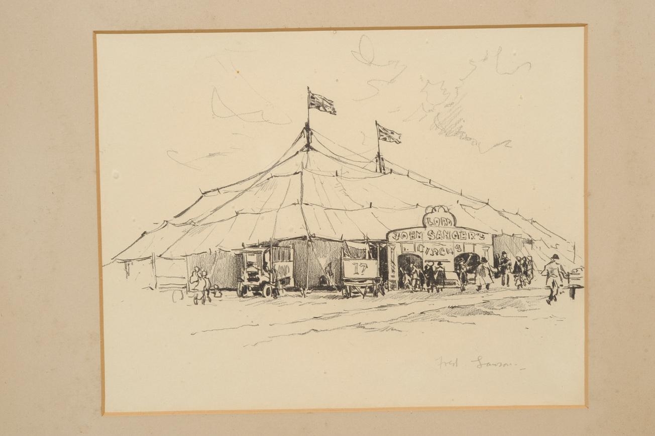 Frederick Lawson | Lord John Sanger's Circus with figures and vintage ...