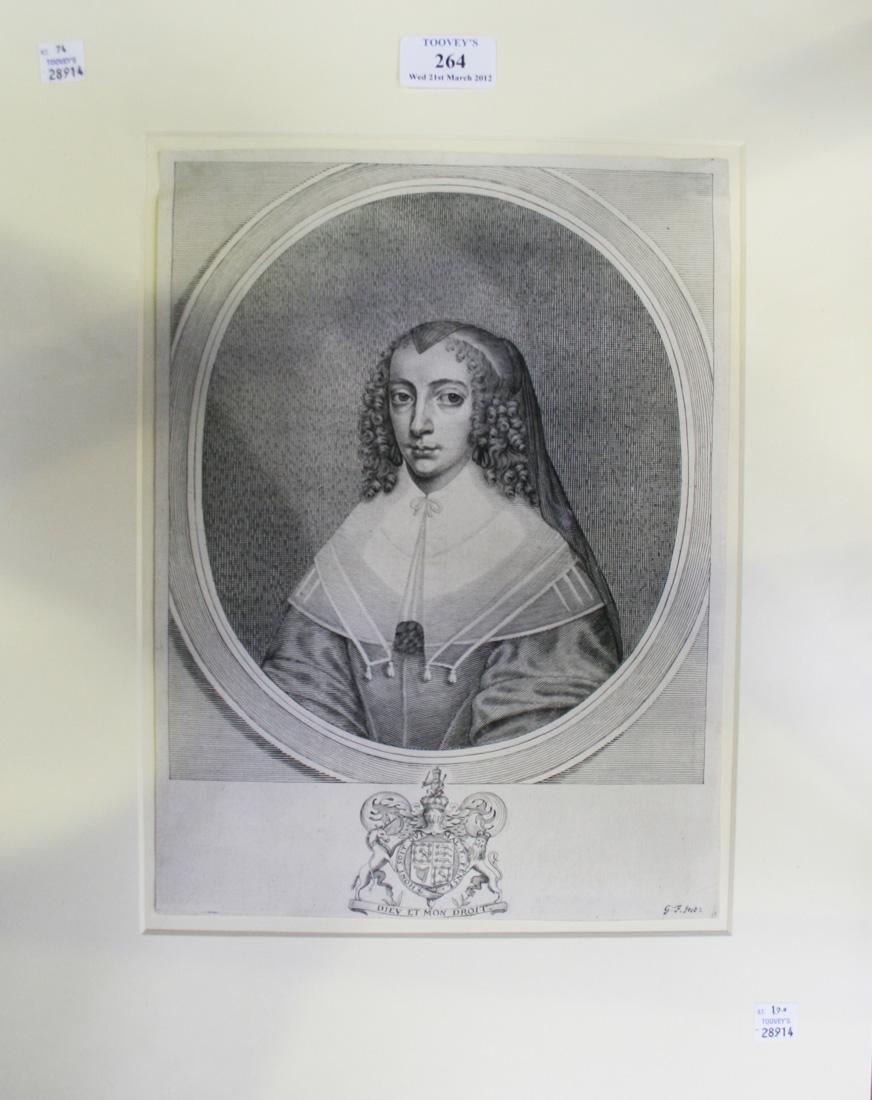 William Faithorne the Elder | Henrietta Maria, Queen of King Charles I (1650) | MutualArt