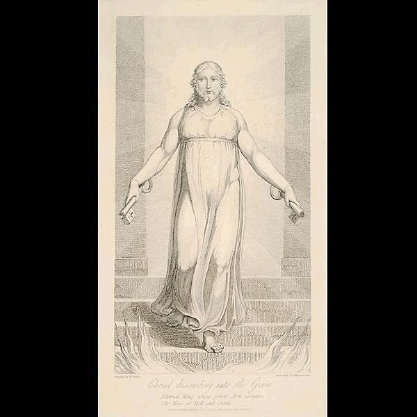 William Blake | Christ Descending into the Grave | MutualArt