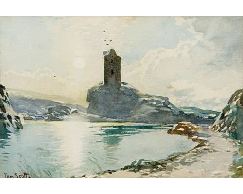 Tom Scott | A ruined castle | MutualArt