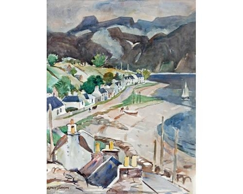Adam Bruce Thomson | Shieldaig, Wester Ross (Circa 1945) | MutualArt