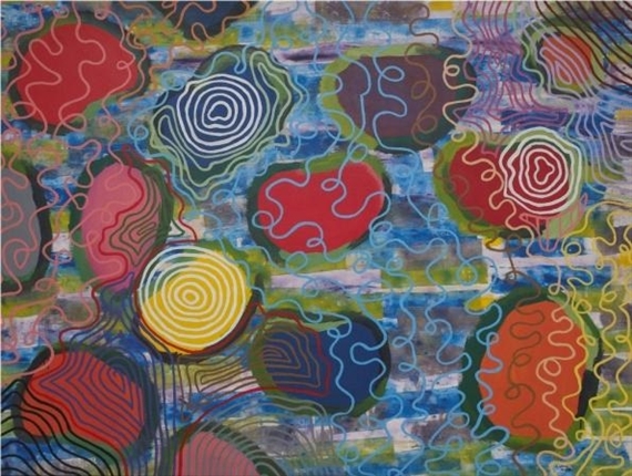 Richard Larter | Untitled (Abstract) | MutualArt