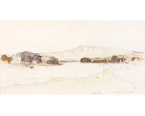 David Young Cameron | Tay at Kinfauns (1900) | MutualArt
