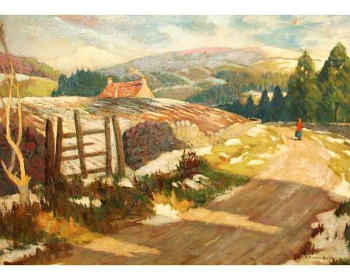 George Telfer Bear | A West Renfrewshire byway | MutualArt