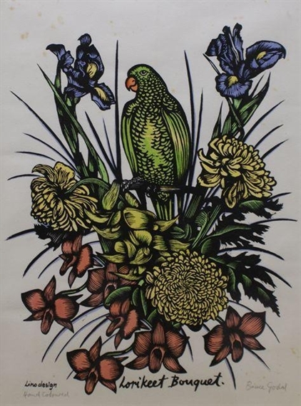 Goold Bruce | Lorikeet Bouquet | MutualArt